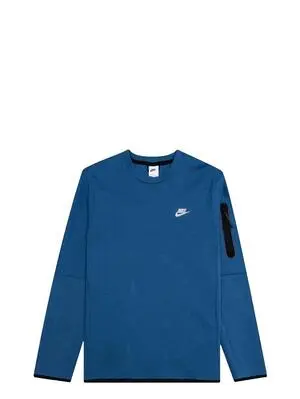 Nike Sportswear Tech Fleece Crew Sweatshirt - Dark Marina Blue