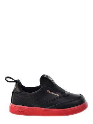 REEBOK Club C Slip-on Sneakers - Core Black/vector Red