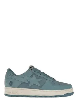 BAPE A Bathing Ape Bape Sta Suede Sneakers Blue/white/silver