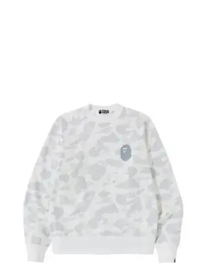 A BATHING APE City Camo Crewneck Sweatshirt - White