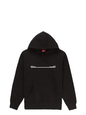Supreme Shop Hooded Sweatshirt - Black New York City