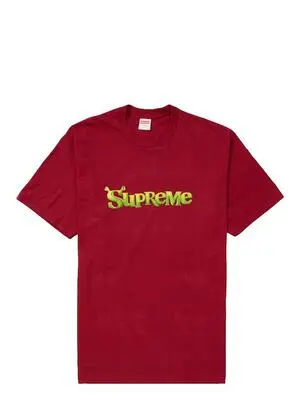 Supreme Shrek Tee Shirt Cardinal
