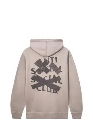 ANTI SOCIAL SOCIAL CLUB Cancelled Tonal Hoodie - Cement