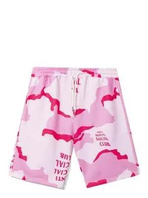 ANTI SOCIAL SOCIAL CLUB Cotton Candy Camo Shorts - Pink Camo