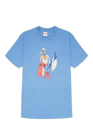 Supreme Skeleton Tee Shirt - Dusty Light Royal