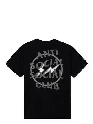 ANTI SOCIAL SOCIAL CLUB Fragment Half Tone Tee Shirtin - Black/gray