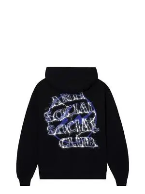 ANTI SOCIAL SOCIAL CLUB Fragment Bolt Hoodiein - Black/navy Blue