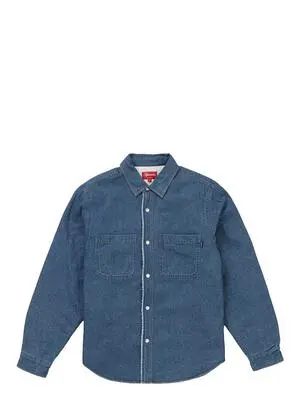 Supreme Sherpa-lined Denim Shirt - Blue