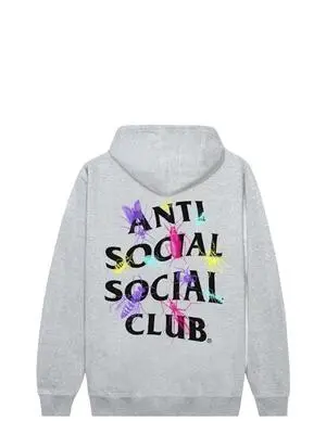 ANTI SOCIAL SOCIAL CLUB Creep Graphic Hoodie - Heather Grey
