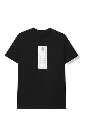 ANTI SOCIAL SOCIAL CLUB Read Receipts Tee Shirt - Black