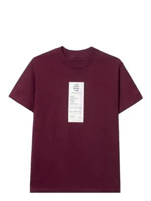 ANTI SOCIAL SOCIAL CLUB Read Receipts Tee Shirt - Maroon