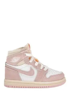 JORDAN Jordan 1 Retro High OG Washed Pink Toddler Sneakers Atmosphere/white/muslin