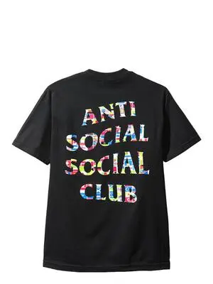 ANTI SOCIAL SOCIAL CLUB Flag Tee Shirt - Black