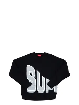 Supreme Side Arc Crewneck Sweatshirt - Black