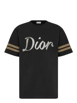 DIOR Relaxed Fit Ribbon Logo T-shirt