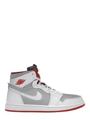 JORDAN Air 1 High Zoom Air CMFT Hare Sneakers White/grey/red