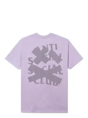 ANTI SOCIAL SOCIAL CLUB Cancelled Tonal Tee Shirt - Violet