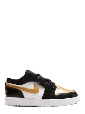 JORDAN 1 Low Alt Sneakers - Black/metallic Gold/white