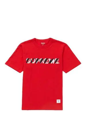Supreme Shatter Short Sleeve Top - Red