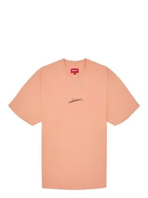 Supreme Signature Short Sleeve Top Peach