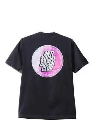 ANTI SOCIAL SOCIAL CLUB Forever And Ever Circle Logo Tee Shirt - Black