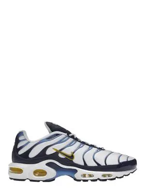 Nike Air Max Plus Sneakers White/blue Gradient/golden Yellow