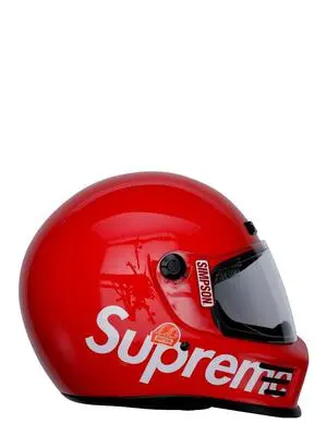 Supreme Simpson Street Bandit Helmet - Red