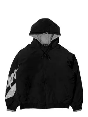 Supreme Sleeve Script Sideline Jacket - Black