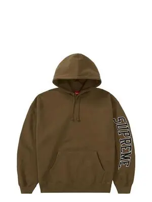 Supreme Sleeve Arc Hooded Sweatshirt - Dark Khaki