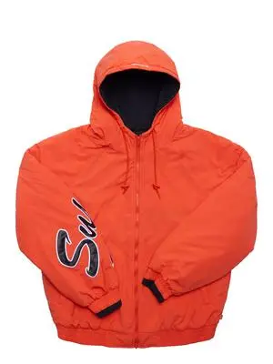 Supreme Sleeve Script Sideline Jacket - Orange