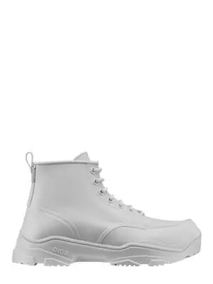 Dior Rubber Ankle Boots - Beige/white