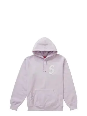 Supreme S Logo Hooded Sweatshirt Light Purple
