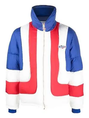 Casablanca Air Puffer Jacket - White/blue/red