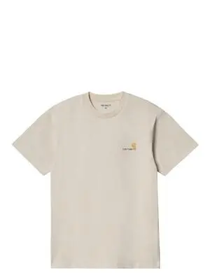 Carhartt Wip Short Sleeve American Script T-shirt - Natural