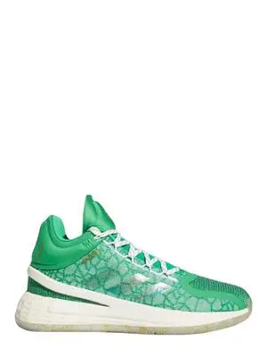 Adidas D Rose Christmas Pack Sneakers - Vivid Green/gold Metallic/cream White