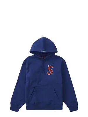 Supreme Logo Hooded Sweatshirt - Royal