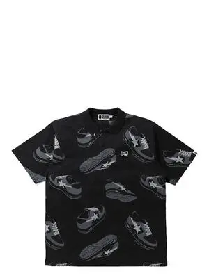 A BATHING APE Sta Random Relaxed Polo Shirt