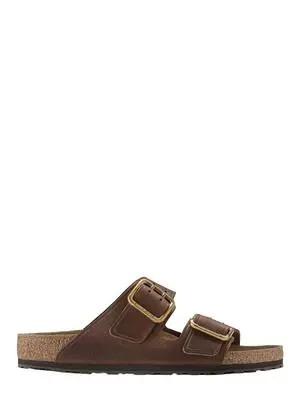 BIRKENSTOCK Arizona Bold Leather Sandals Roast