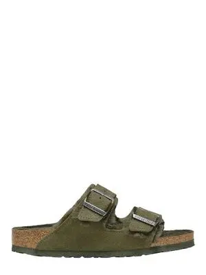 BIRKENSTOCK Arizona Shearling Suede Sandals