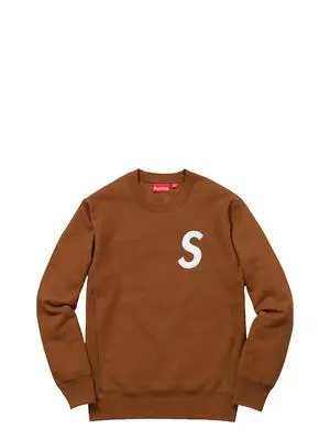 Supreme S Logo Crewneck Sweatshirt Copper