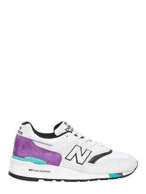 NEW BALANCE 997 Sneakers White/purple/teal