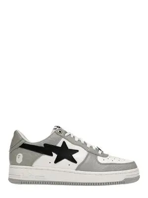 BAPE A Bathing Ape Bape Sta Low Sneakers White/grey/black