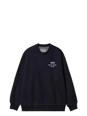 Carhartt Wip X New Balance Sculpture Center Sweatshirt - Navy Blue