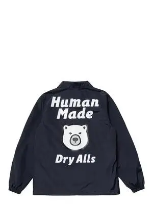 HUMAN MADE Polar Bear Coach Jacket - Navy Blue