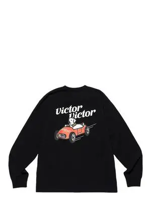 HUMAN MADE X Victor Victor Long Sleeve T-shirt - Black
