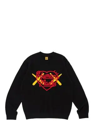 HUMAN MADE X Kaws Knit Sweater - Black
