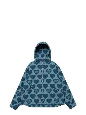 HUMAN MADE Heart Zip-up Parka - Blue