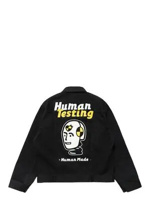 HUMAN MADE X Asap Rocky Human Testing Denim Jacket - Black