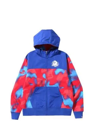 A BATHING APE Relaxed Fit Zip Up Hoodie - Red