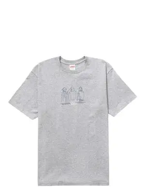 Supreme Three Kings Tee Shirt - Heather Grey